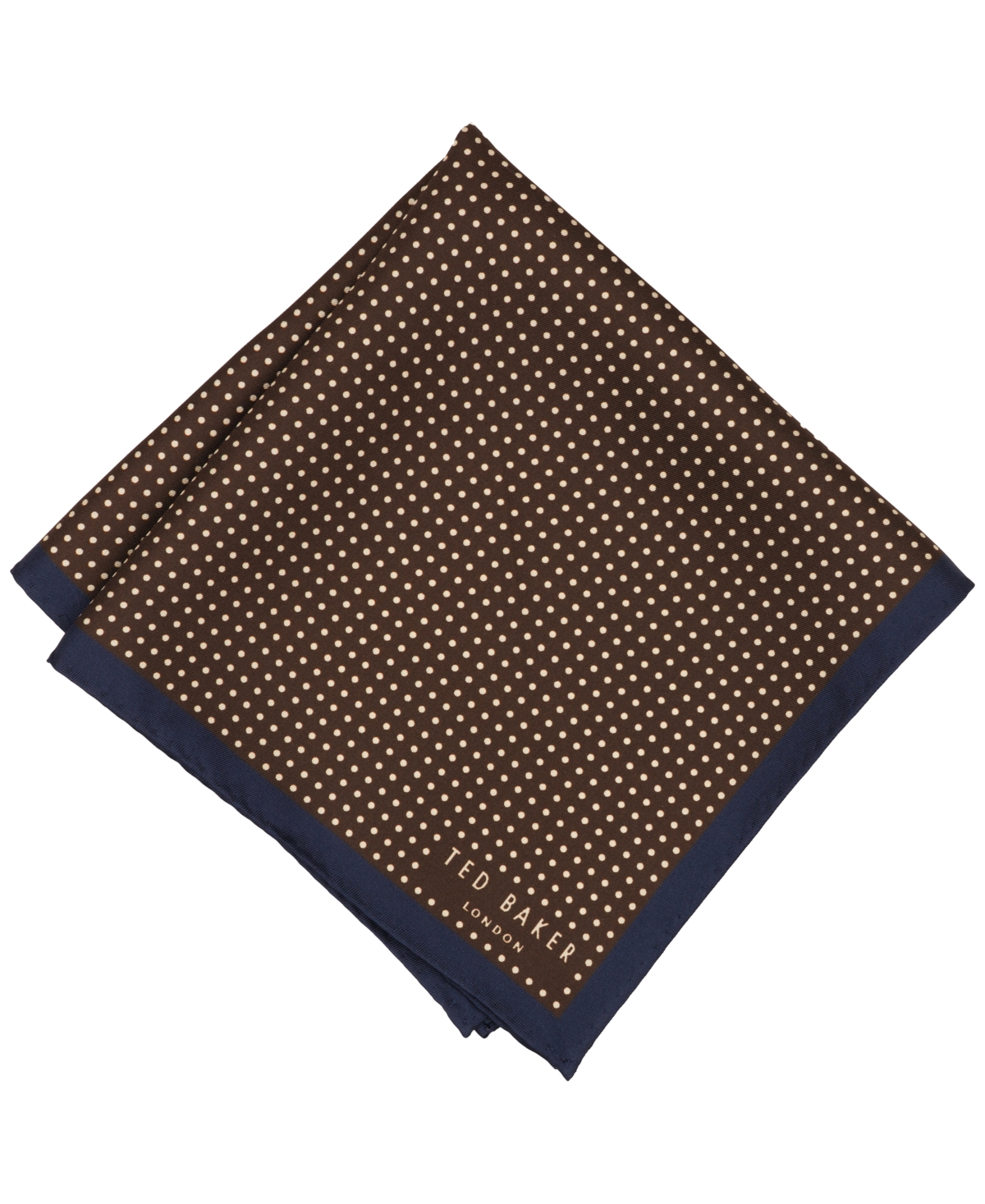 Click here for Ted Baker London Mens Pin Dot Pocket Square - Brow... prices