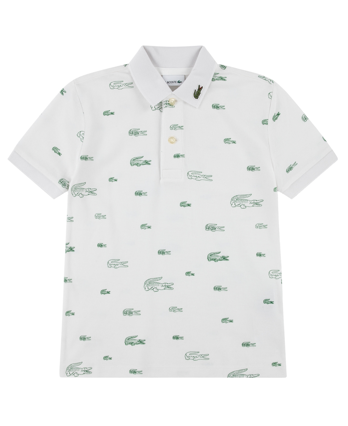 Click here for Lacoste Boys 10-16 Short-Sleeve Line Croc Printed... prices