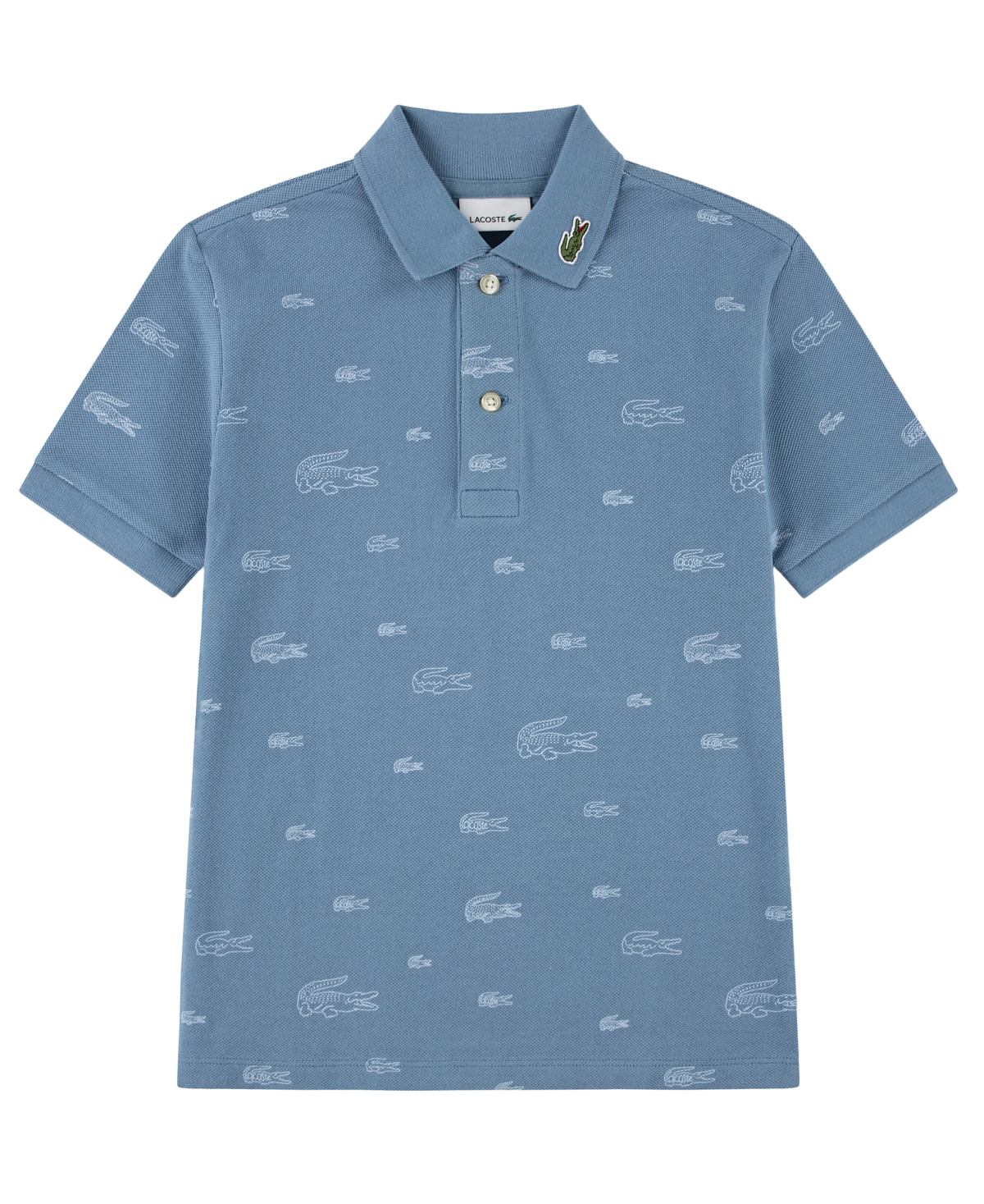 Click here for Lacoste Boys 10-16 Short-Sleeve Line Croc Printed... prices