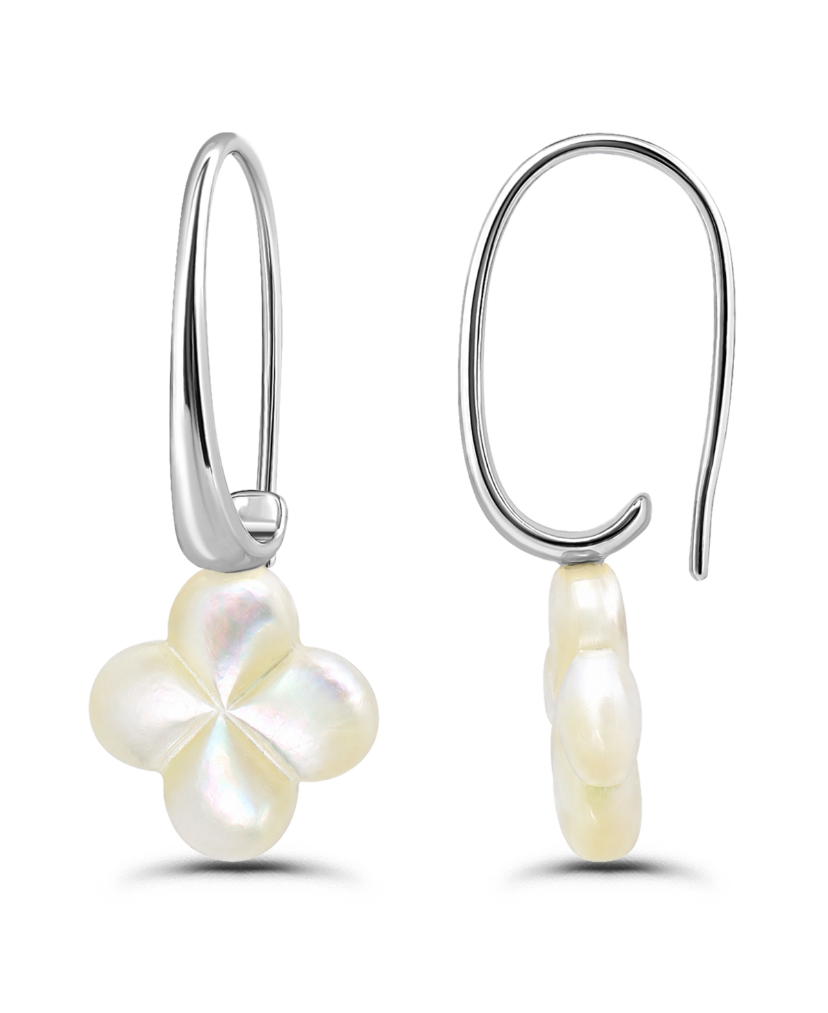 Click here for Macys Genuine Imitation Pearl Clover Shape Drop on... prices
