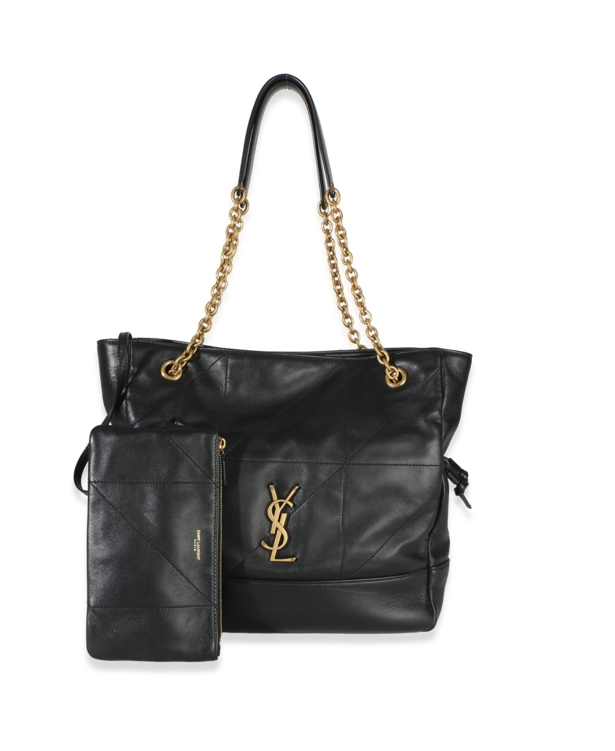 Click here for Pre-Owned Saint Laurent Black Quilted Lambskin Jam... prices
