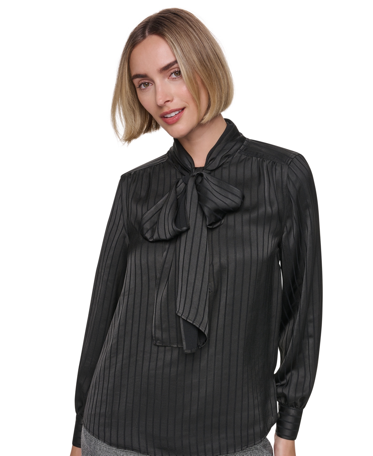 Click here for Sonia Rykiel Womens Bow-Blouse Long-Sleeve Collare... prices