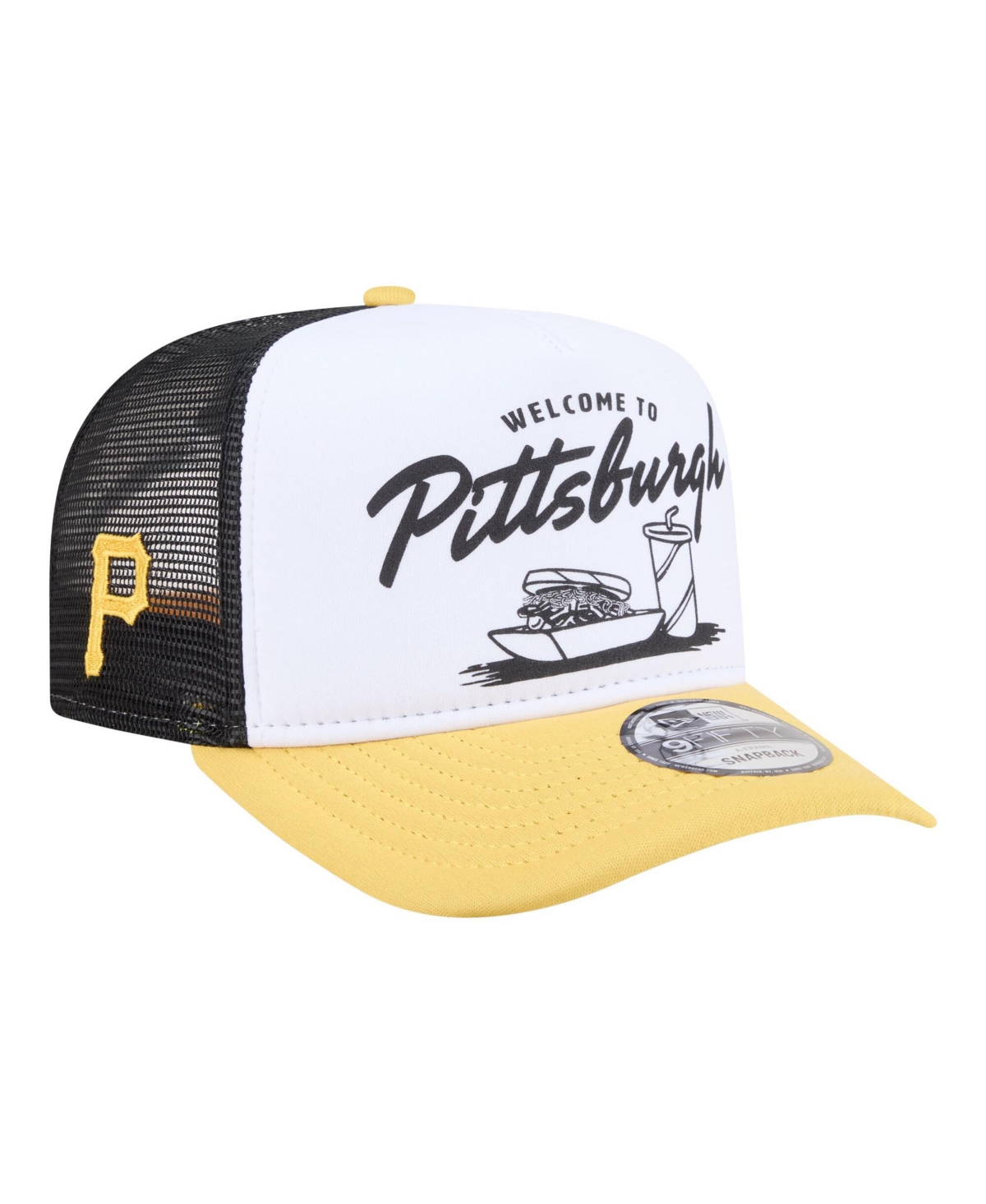 Click here for New Era Mens White  Gold Pittsburgh Pirates Foodie... prices