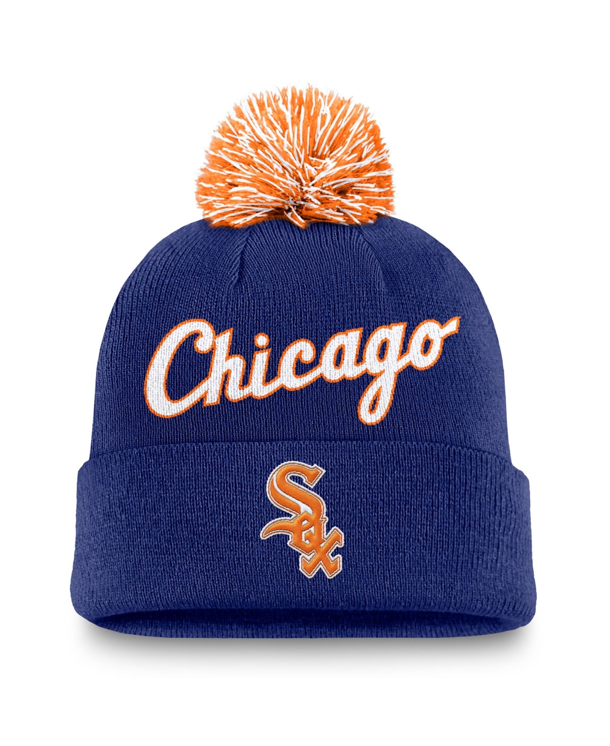 Click here for Nike Mens Royal Chicago White Sox Peak Cuffed Knit... prices