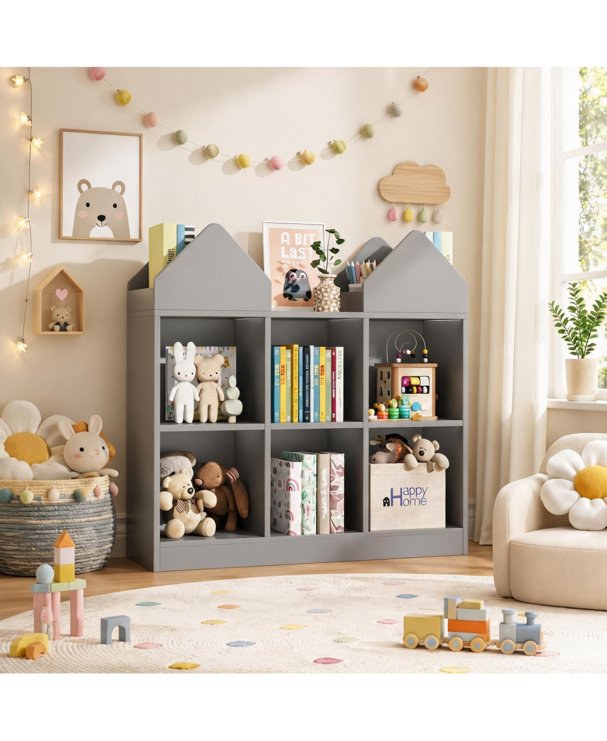 Click here for gaomon toy storage organizer with book racks and o... prices