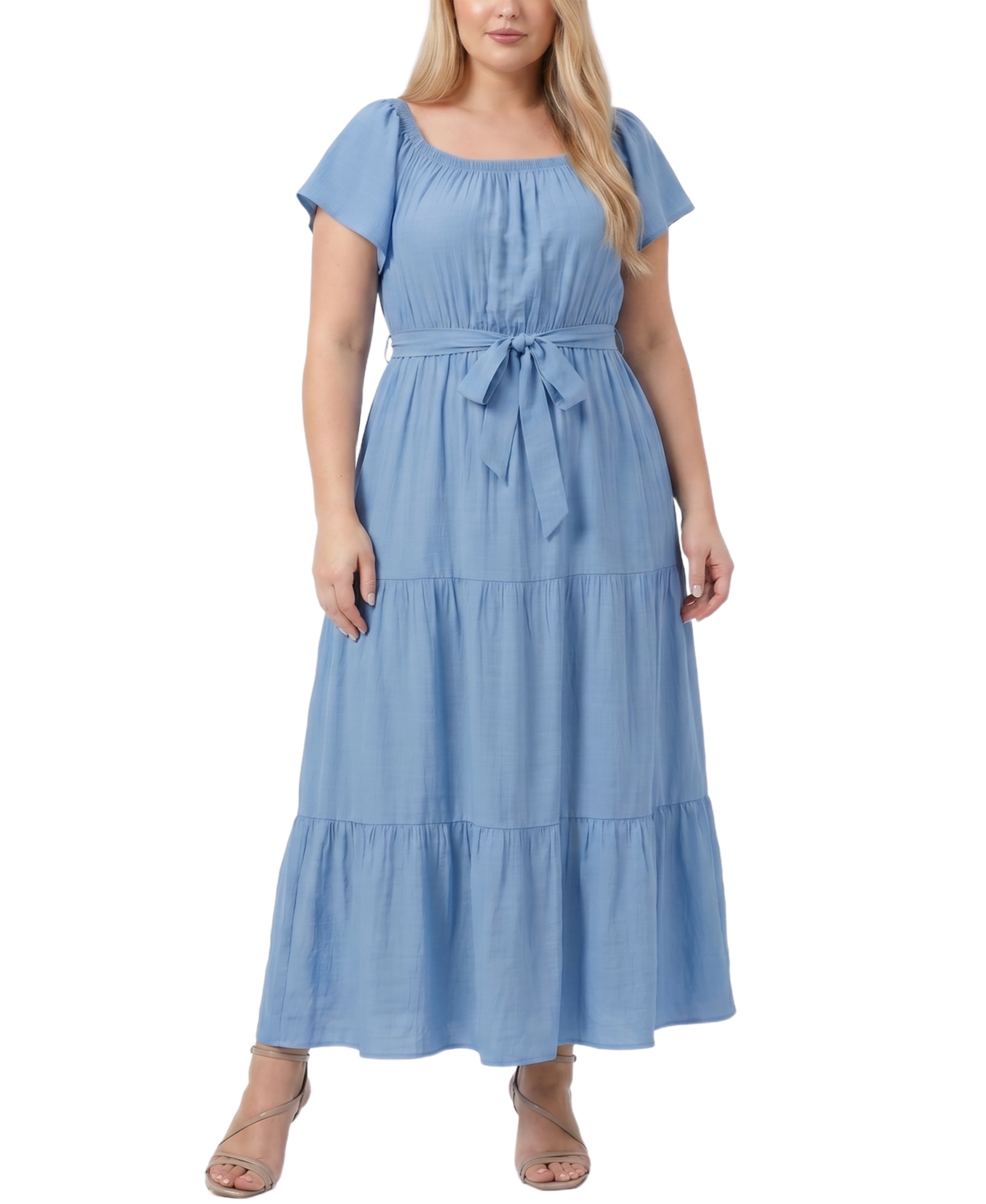 Click here for Ny Collection Plus Size Square Neck Maxi Dress - S... prices
