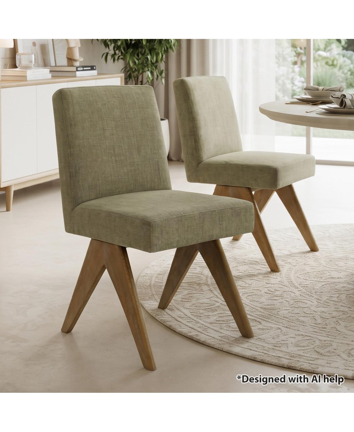 Click here for Maison Boucle Modern Upholstered Dining Chair Set... prices