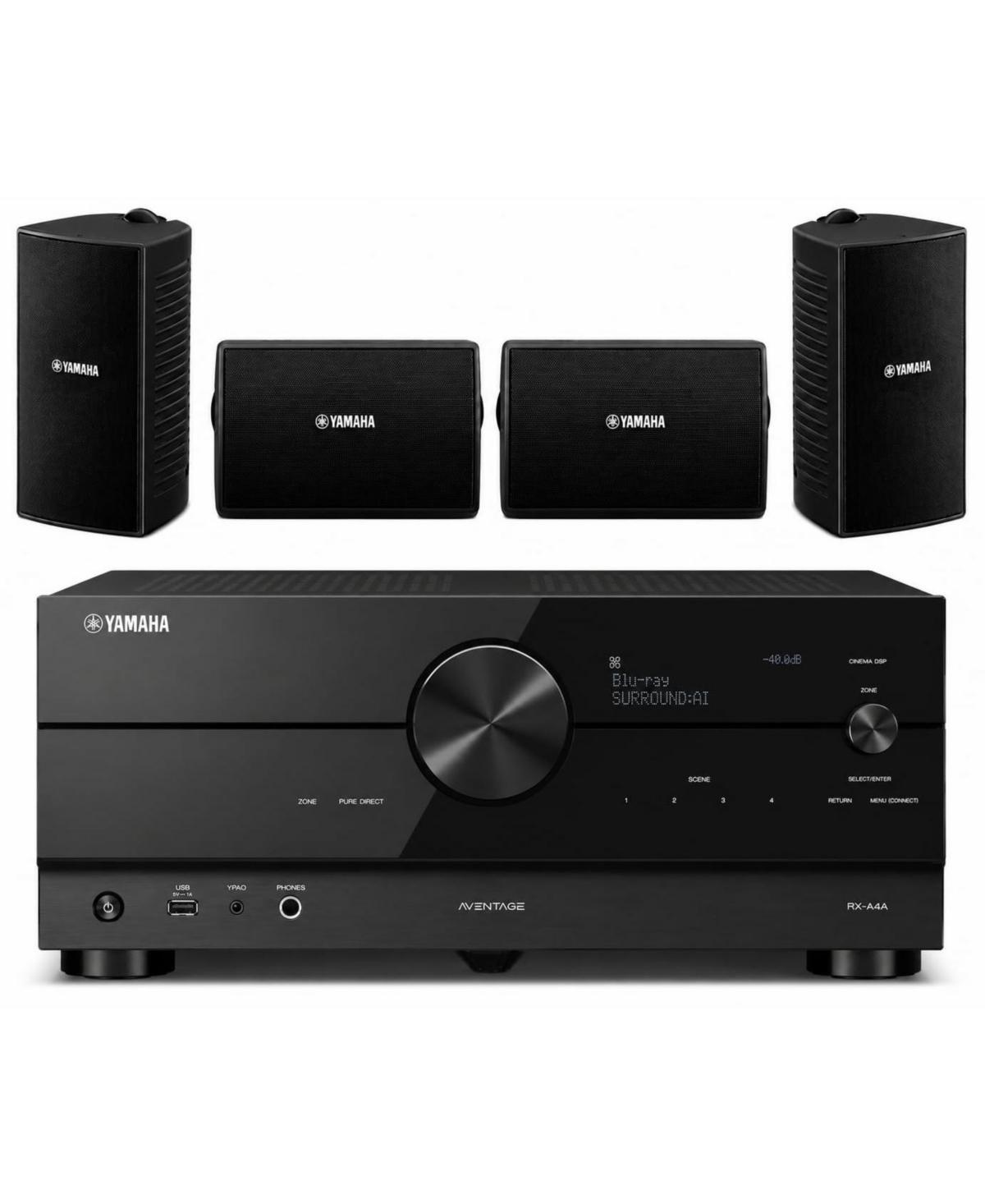 Click here for Yamaha Rx-A4A 7.2-Channel 110W Dolby Atmos Av Rece... prices