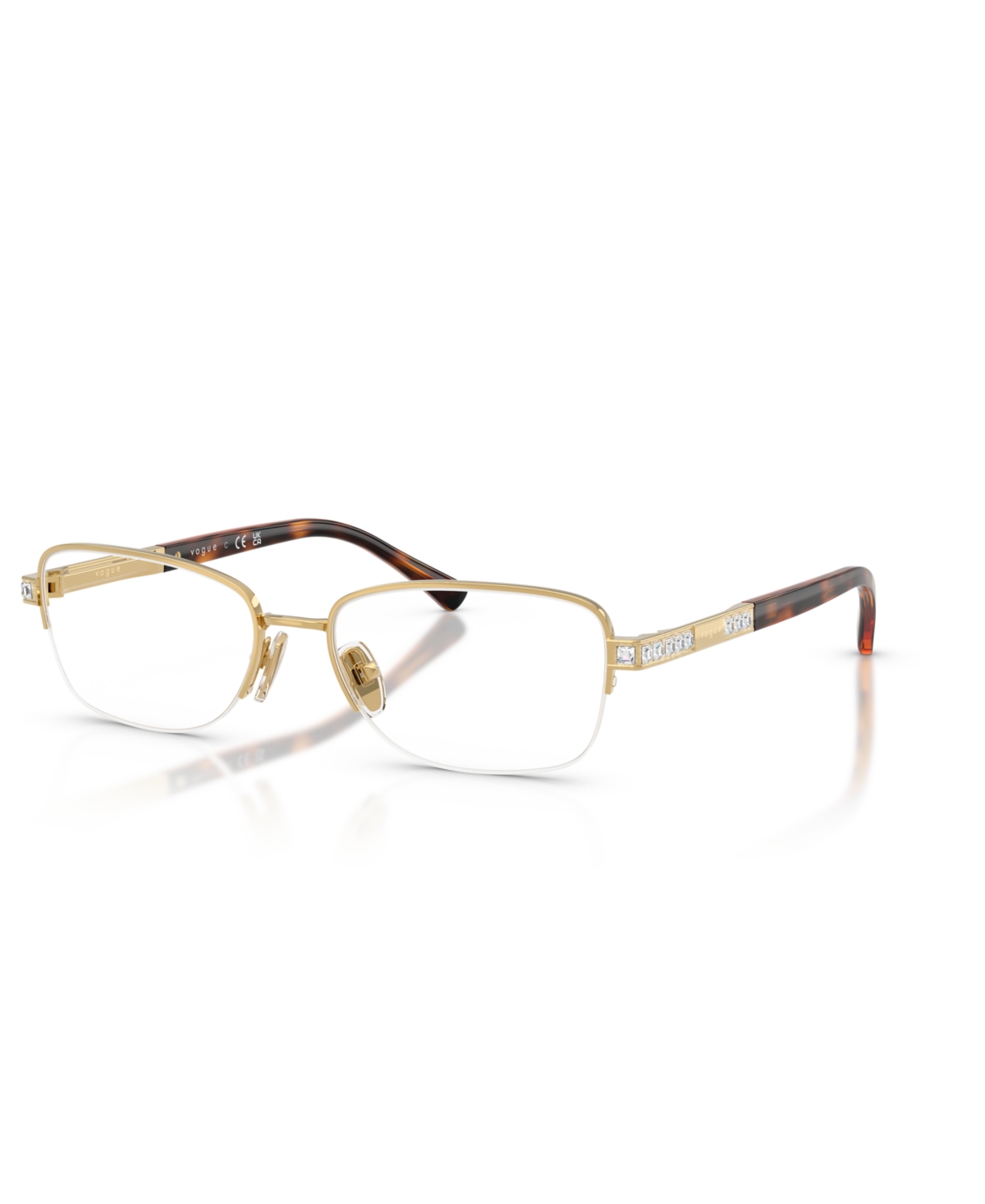 Click here for Vogue Eyewear Womens Eyeglasses  VO4368B - Gold prices