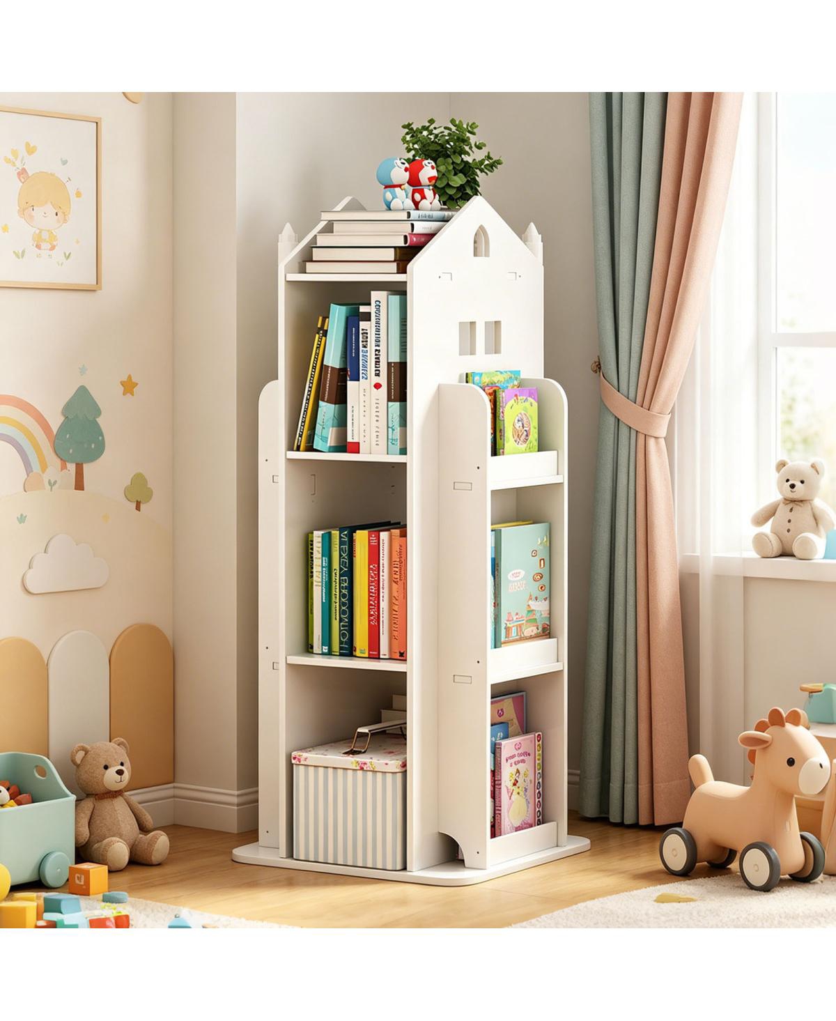Click here for Streamdale Furniture 4-Tier 360 Rotating Floor Sta... prices