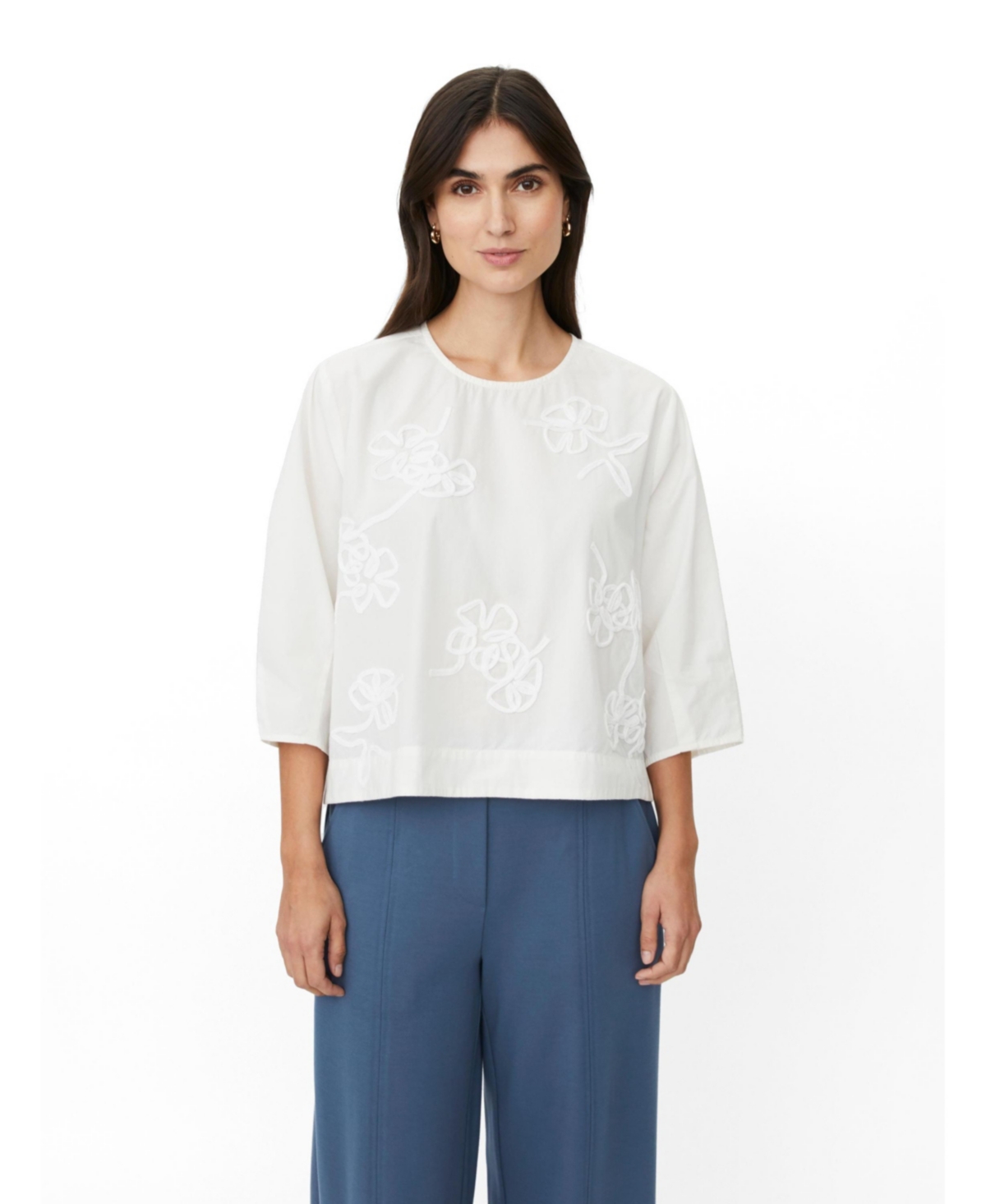 Click here for Masai Copenhagen Womens MaDrenithra Embroidered Bl... prices