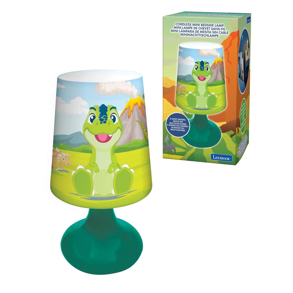 Click here for Lexibook Dinosaur  Mini Cordless Bedside Lamp and... prices