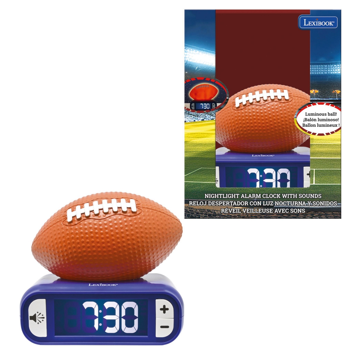 Click here for Lexibook  American Football  Night Light Alarm Clo... prices