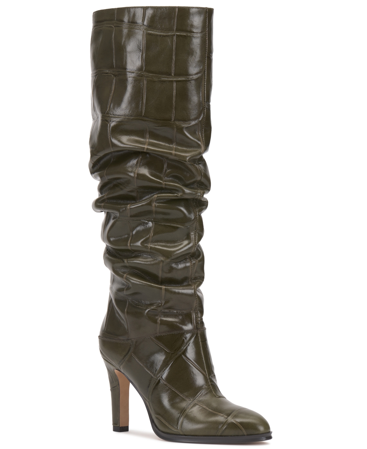 Click here for Vince Camuto Womens Sorina Slouchy Knee-High Dress... prices
