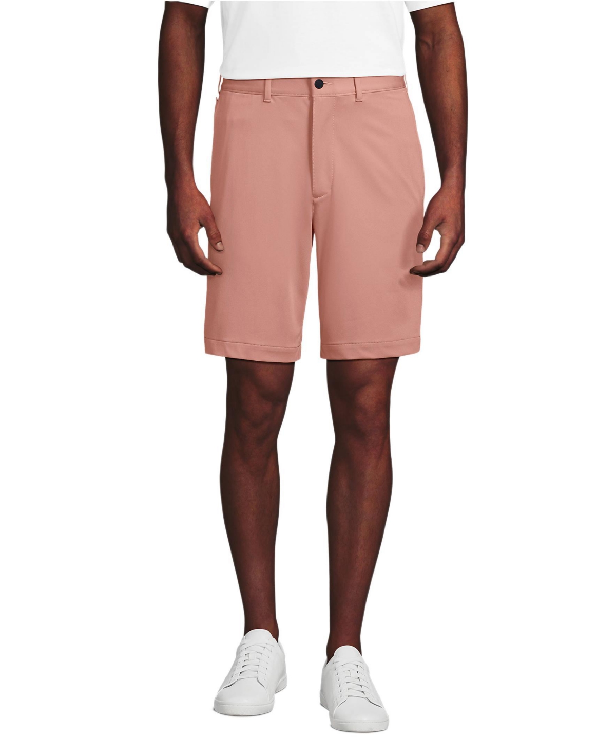 Click here for Lands End Mens 9" Flex Golf Short - Cameo ros... prices