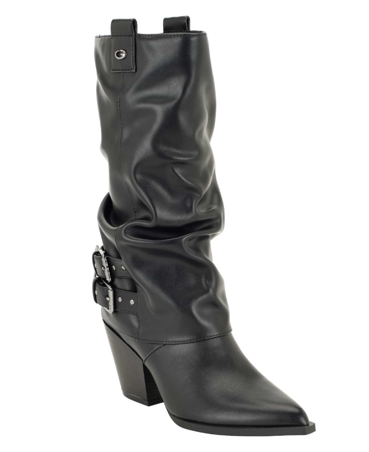 Click here for Guess Womens Nianna Western Mid Calf Fold Over Boo... prices