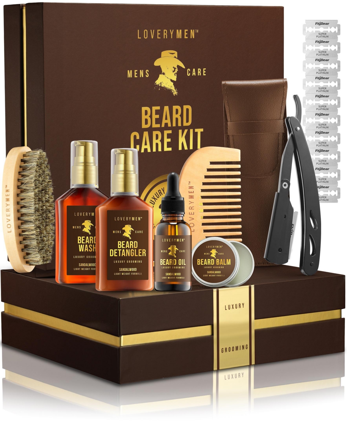 Click here for Lovery Men Beard Care Gift Set - 13piece Grooming... prices