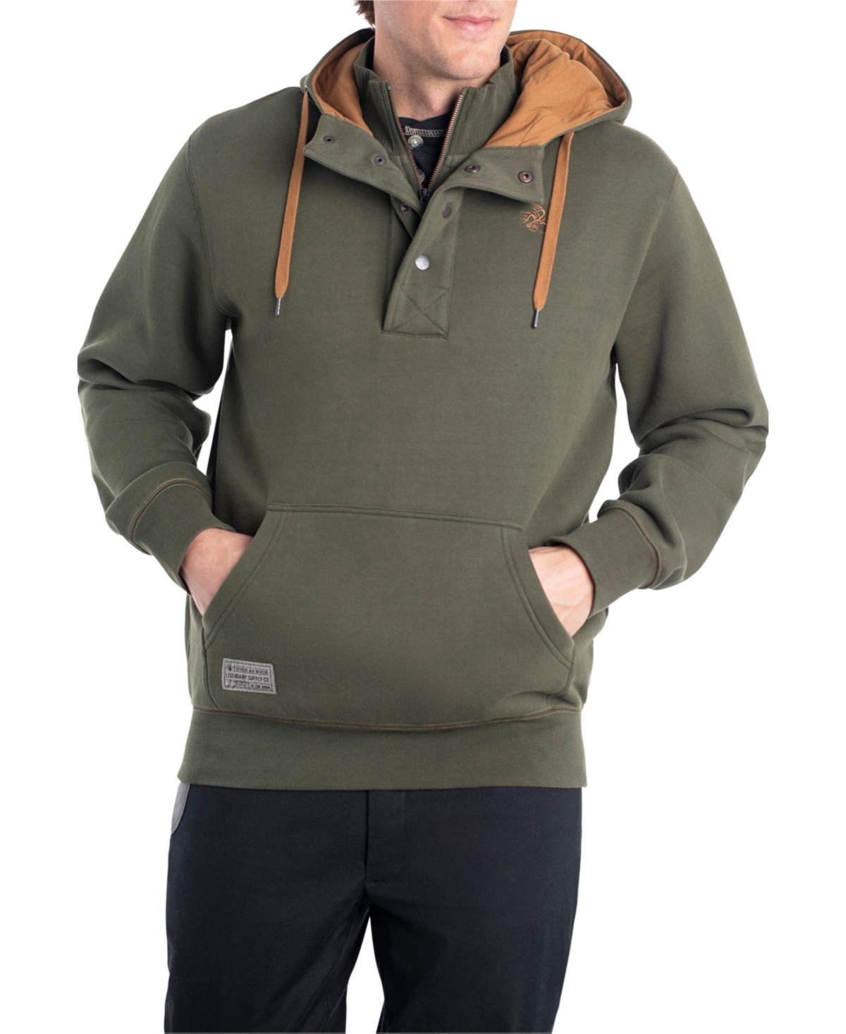 Click here for Legendary Whitetails Mens Quarter Zip Hoodie Heavy... prices