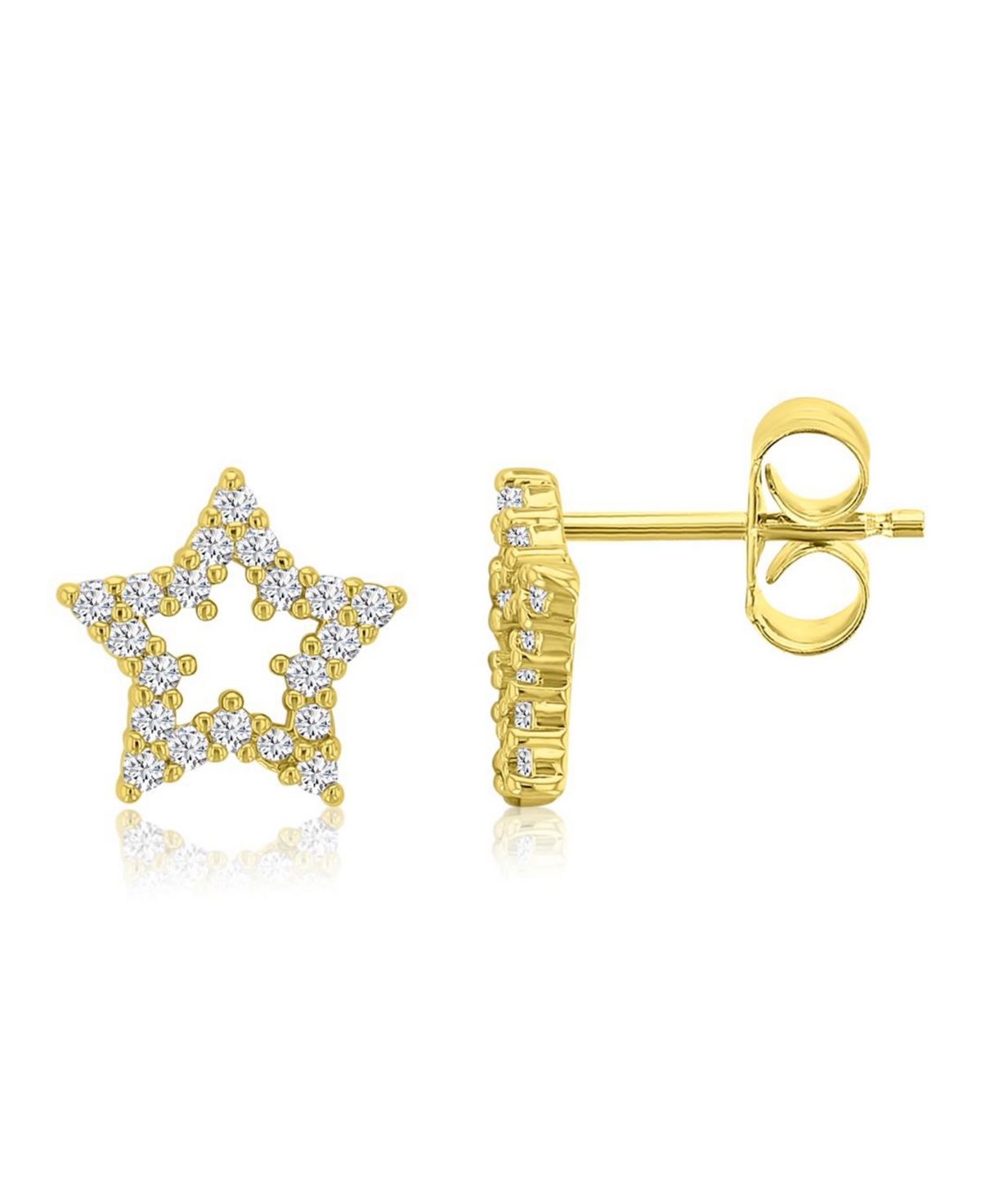 Click here for Macys 14k Gold-Plated Delicate Star Stud Earrings... prices