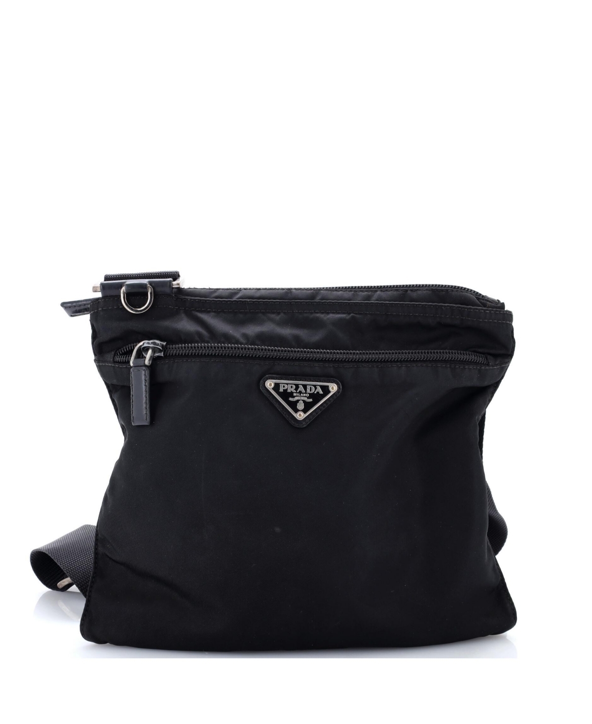 Click here for Pre-Owned Prada Medium Front Pocket Messenger Bag... prices