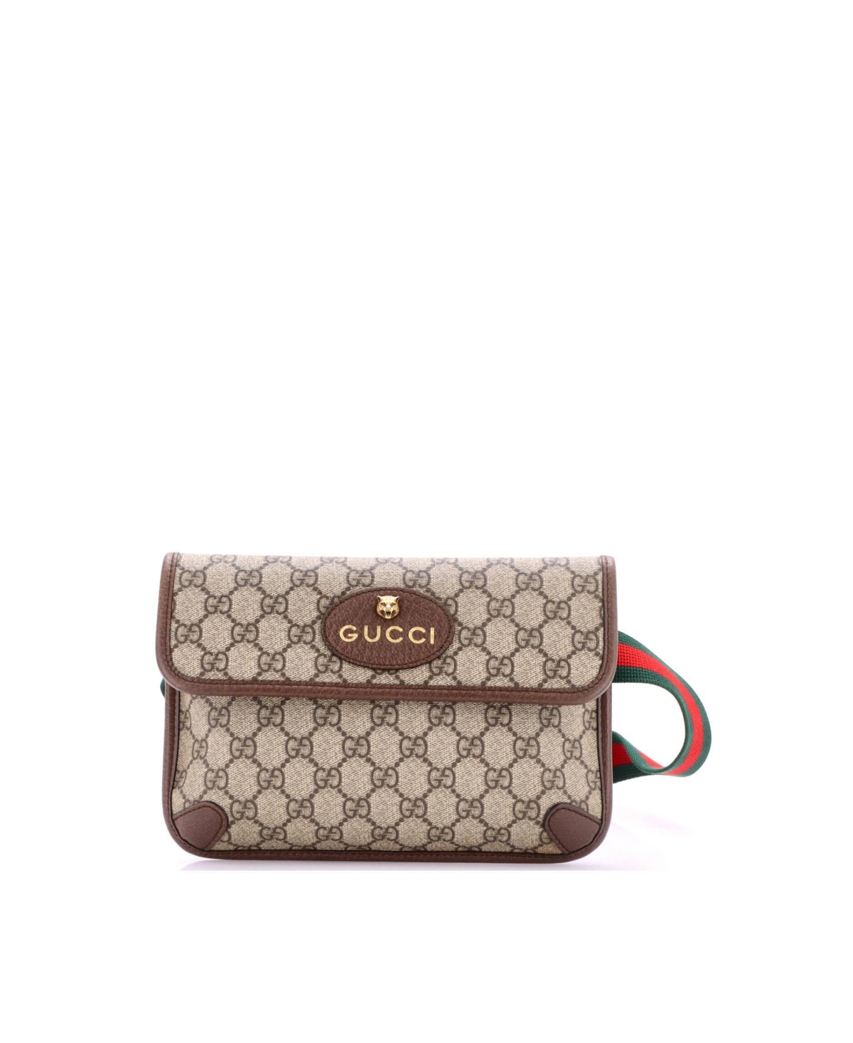 Click here for Pre-Owned Gucci Neo Vintage Flap Belt Bag Gg Coate... prices