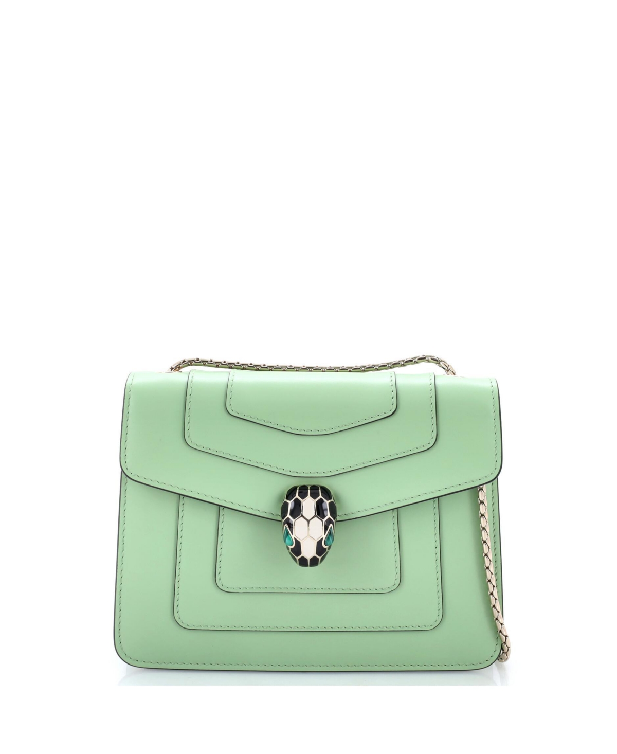 Click here for Pre-Owned Bvlgari Small Serpenti Forever Square Sh... prices