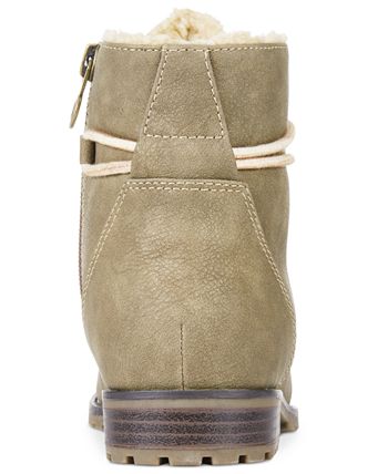Sporto Jillian Lace-Up Booties - Macy's