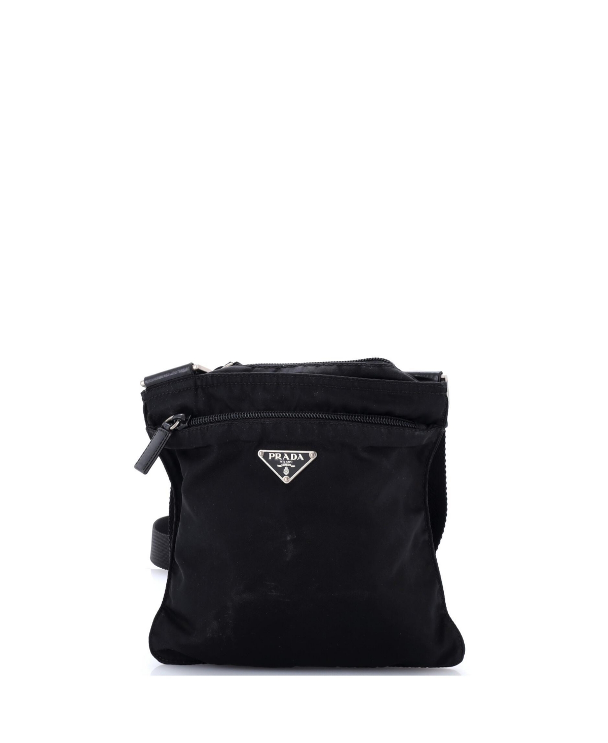 Click here for Pre-Owned Prada Small Flat Messenger Bag Tessuto -... prices