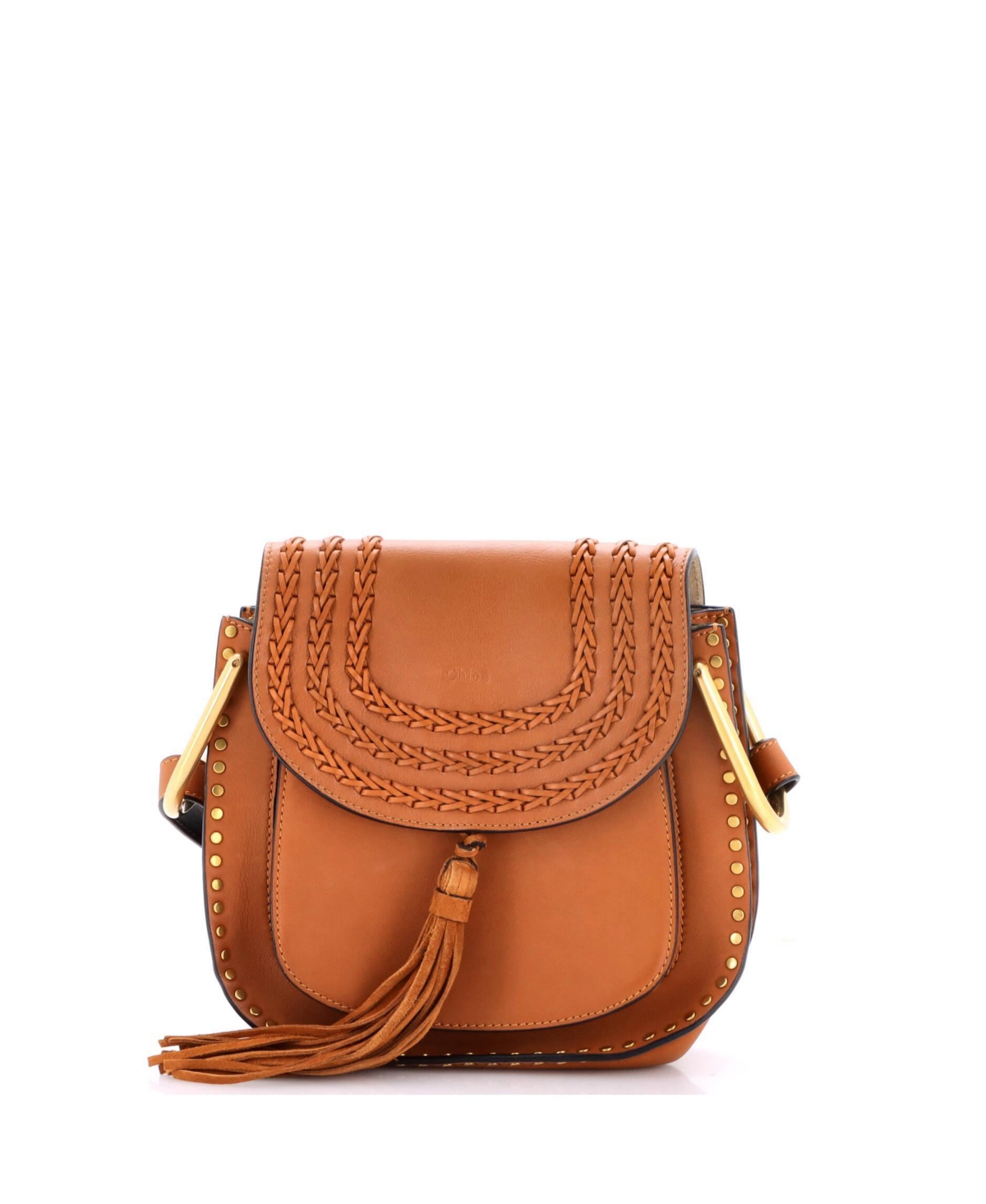 Click here for Pre-Owned Chloe Small Hudson Handbag Whipstitch Le... prices