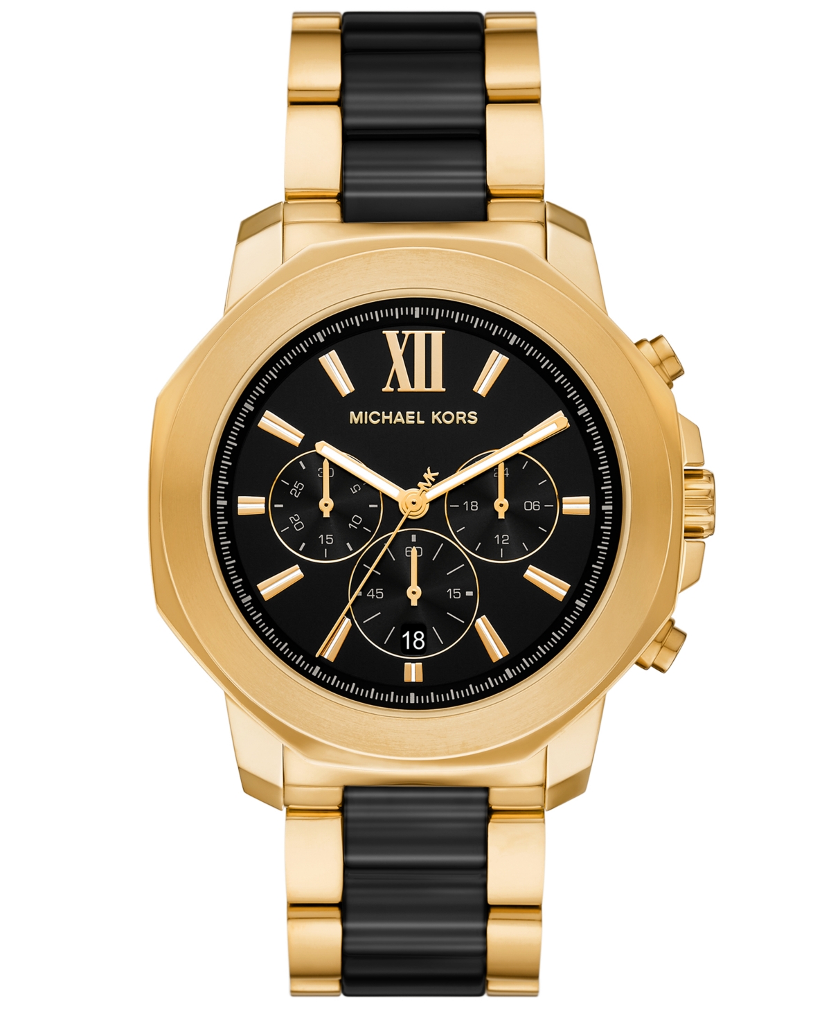 Click here for Michael Michael Kors Mens Prescott Chronograph Bla... prices