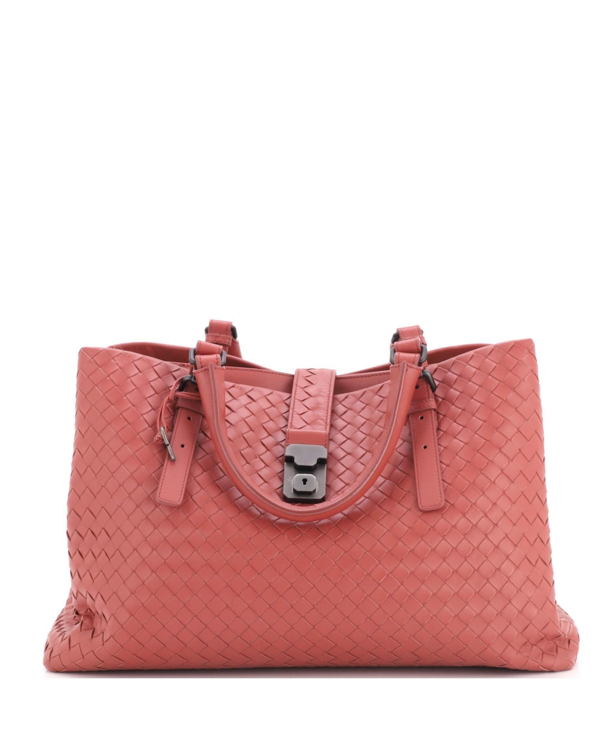 Click here for Pre-Owned Bottega Veneta Medium Roma Bag Intreccia... prices