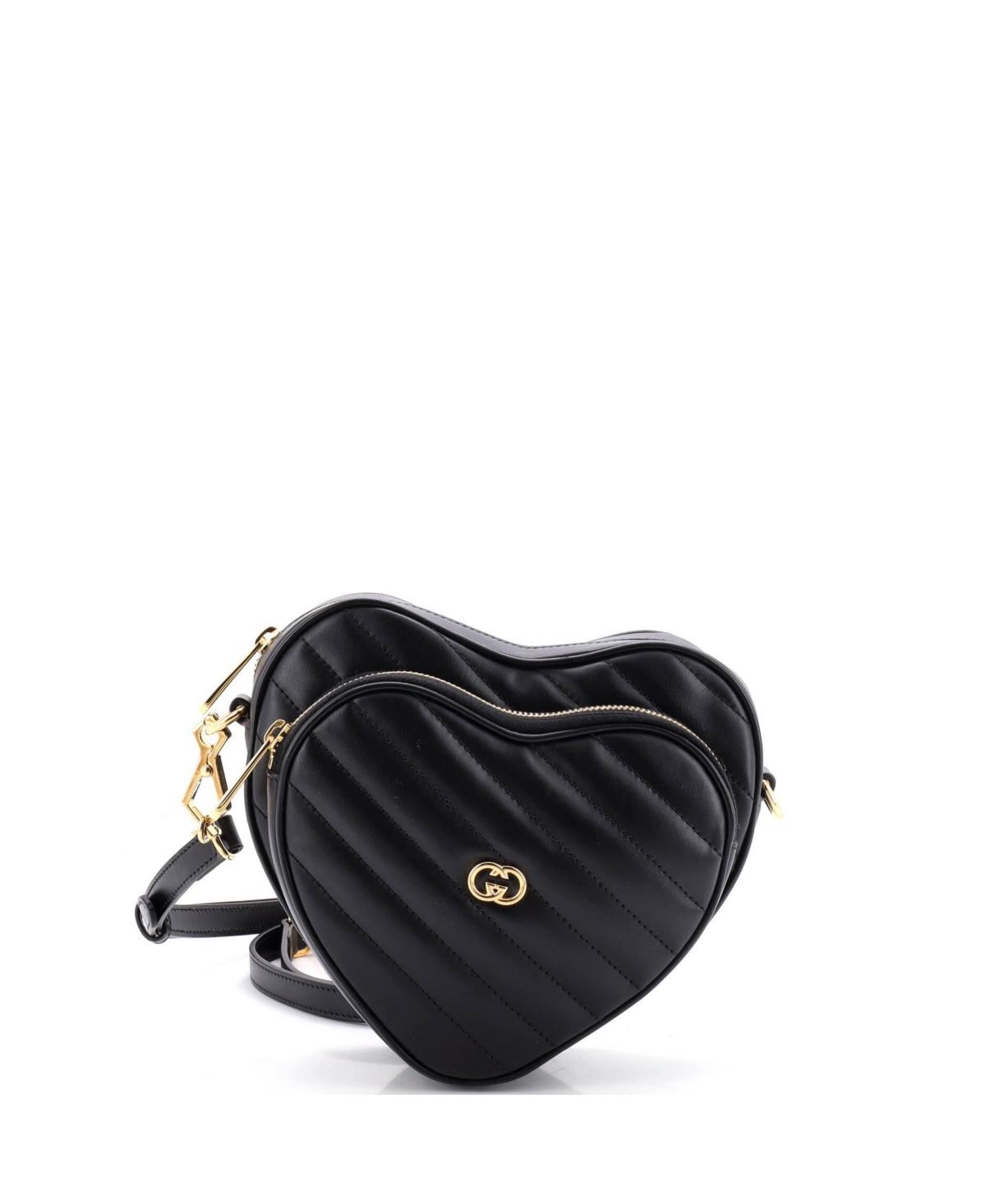 Click here for Pre-Owned Gucci Mini Interlocking G Heart Shoulder... prices