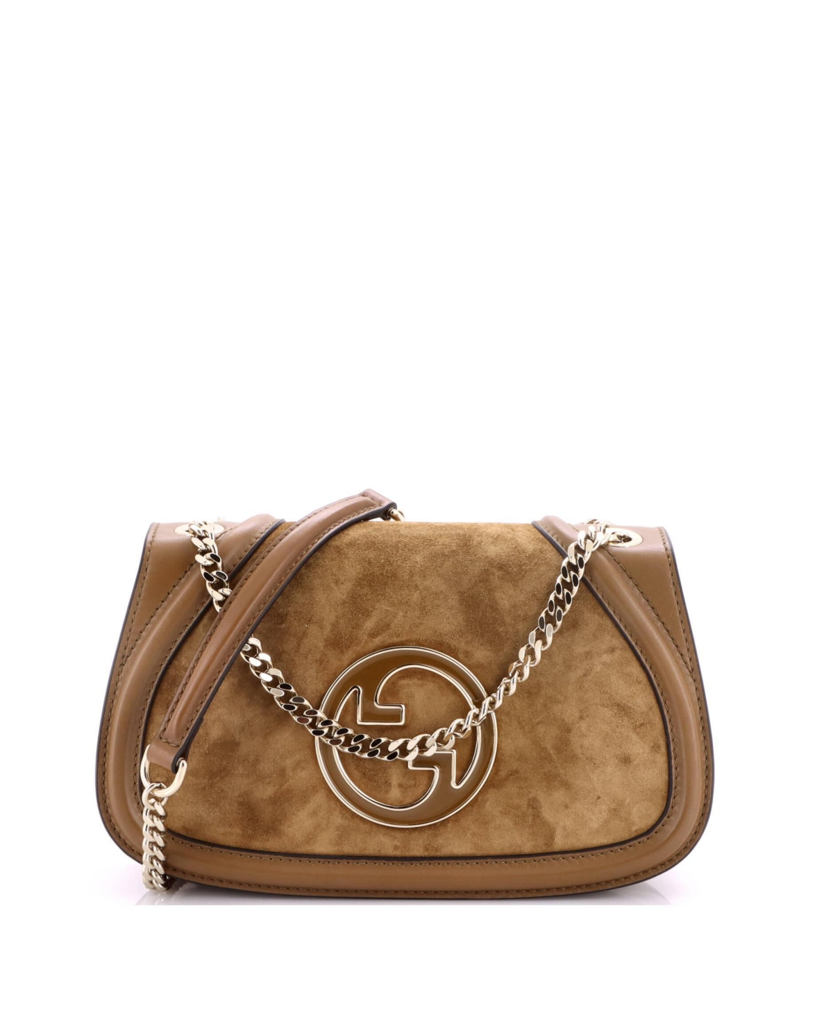 Click here for Pre-Owned Gucci Small Blondie Nm Chain Flap Bag Su... prices