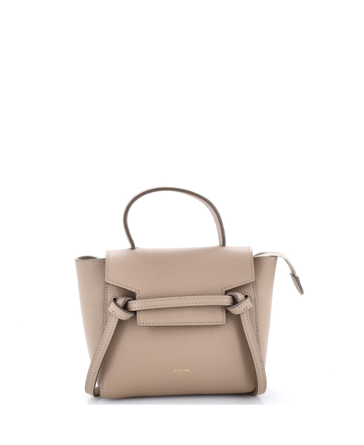 Click here for Pre-Owned Celine Pico Belt Bag Textured Leather -... prices