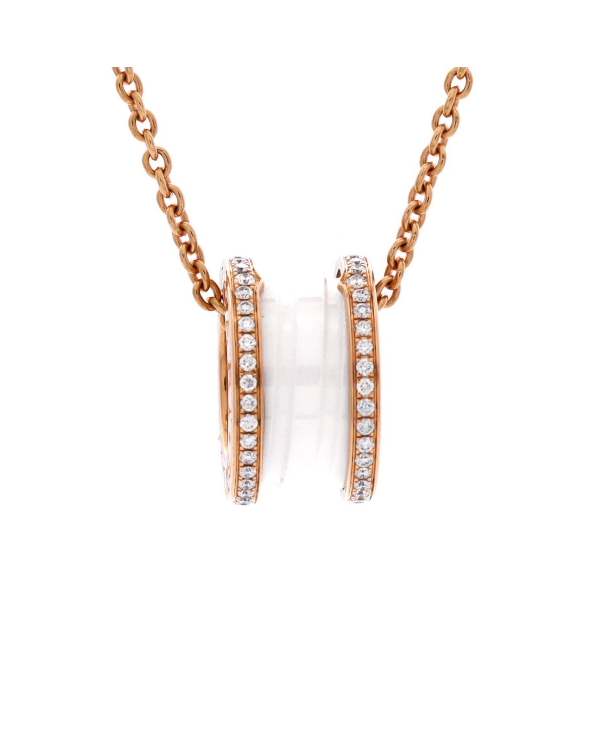 Click here for Pre-Owned Bvlgari B.Zero1 Pendant Necklace - 18k r... prices