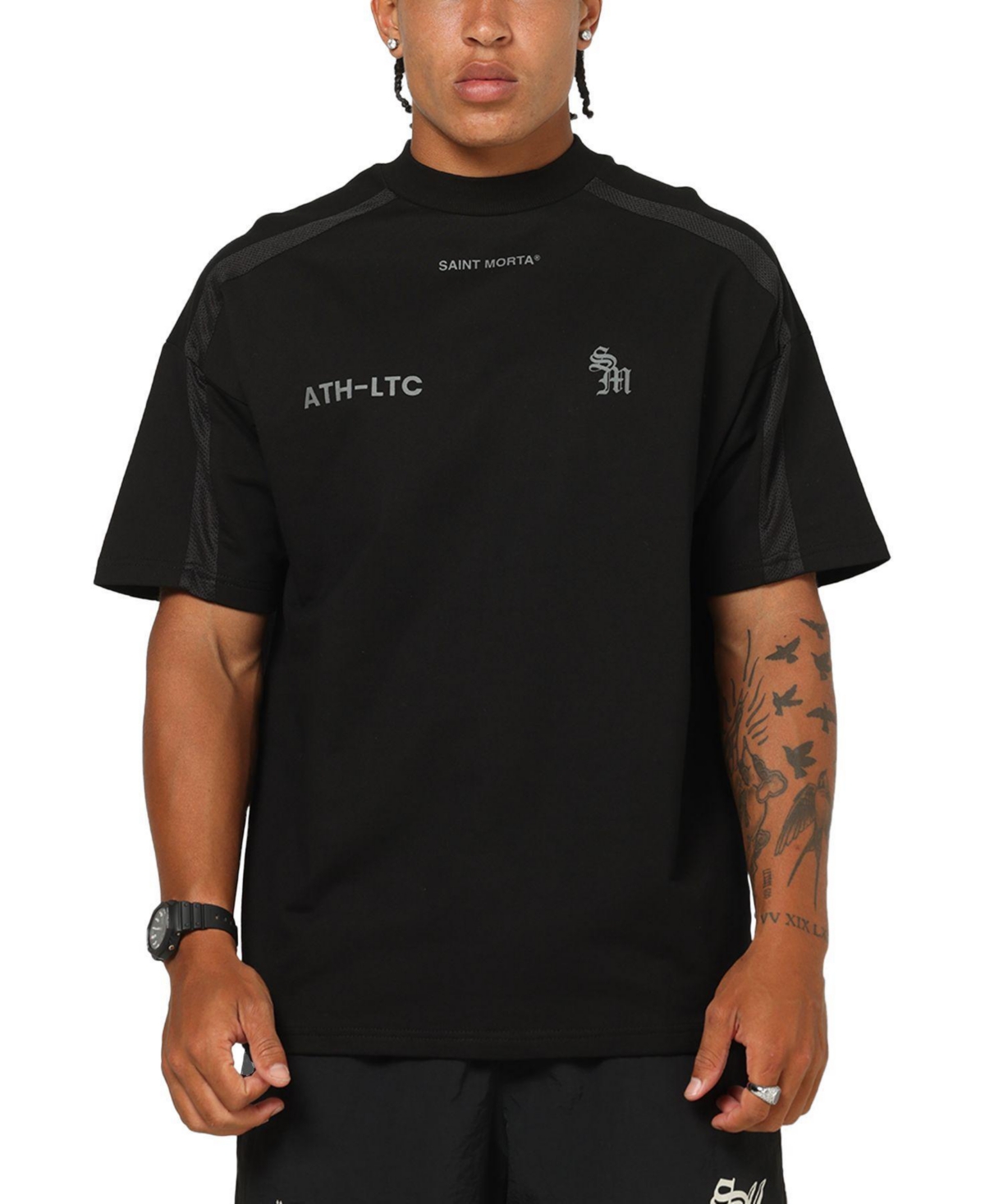 Click here for Saint Morta Mens Athltc Recon T-Shirt - Black prices