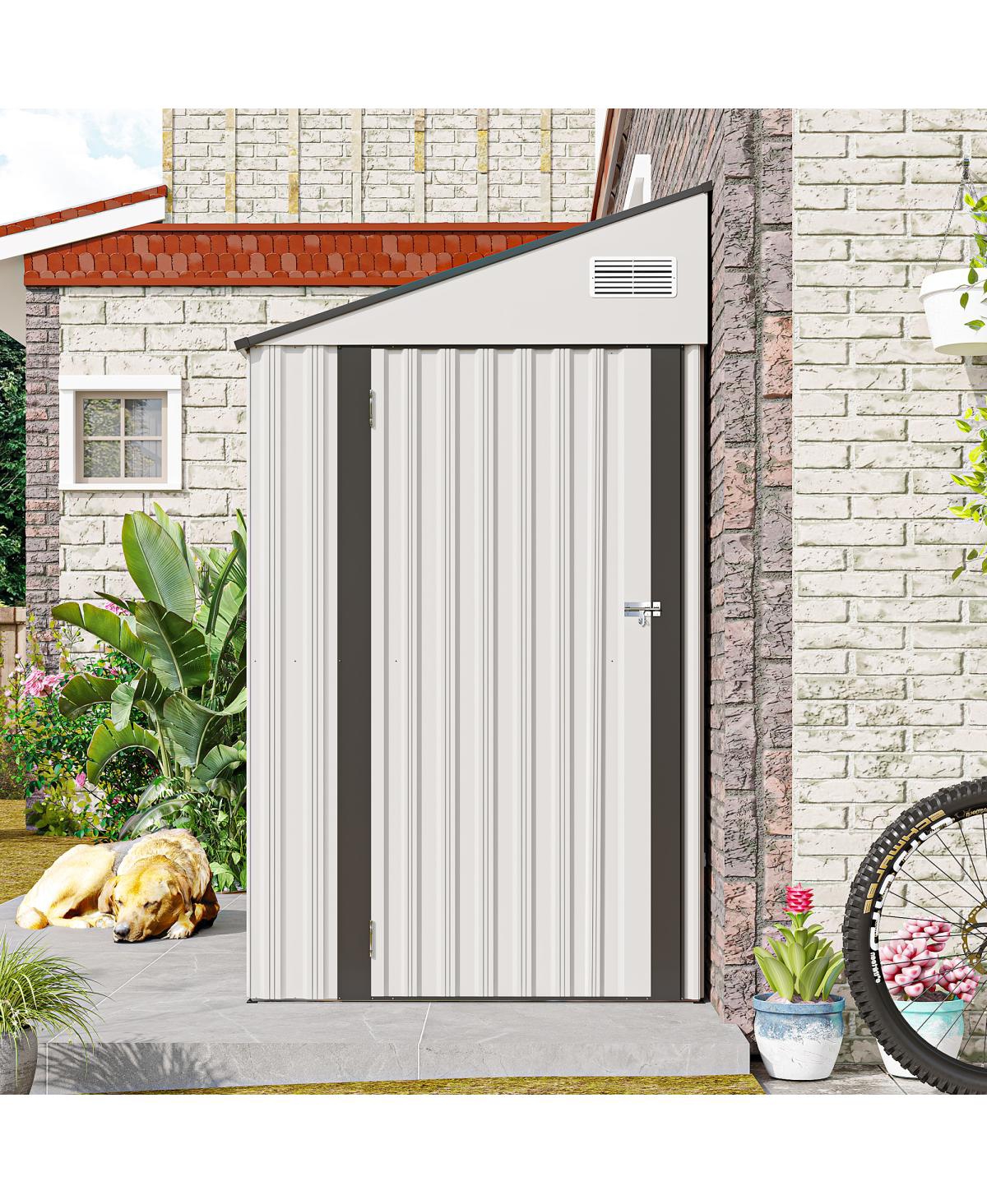Click here for Streamdale Furniture Two-Color Storage Shed With S... prices