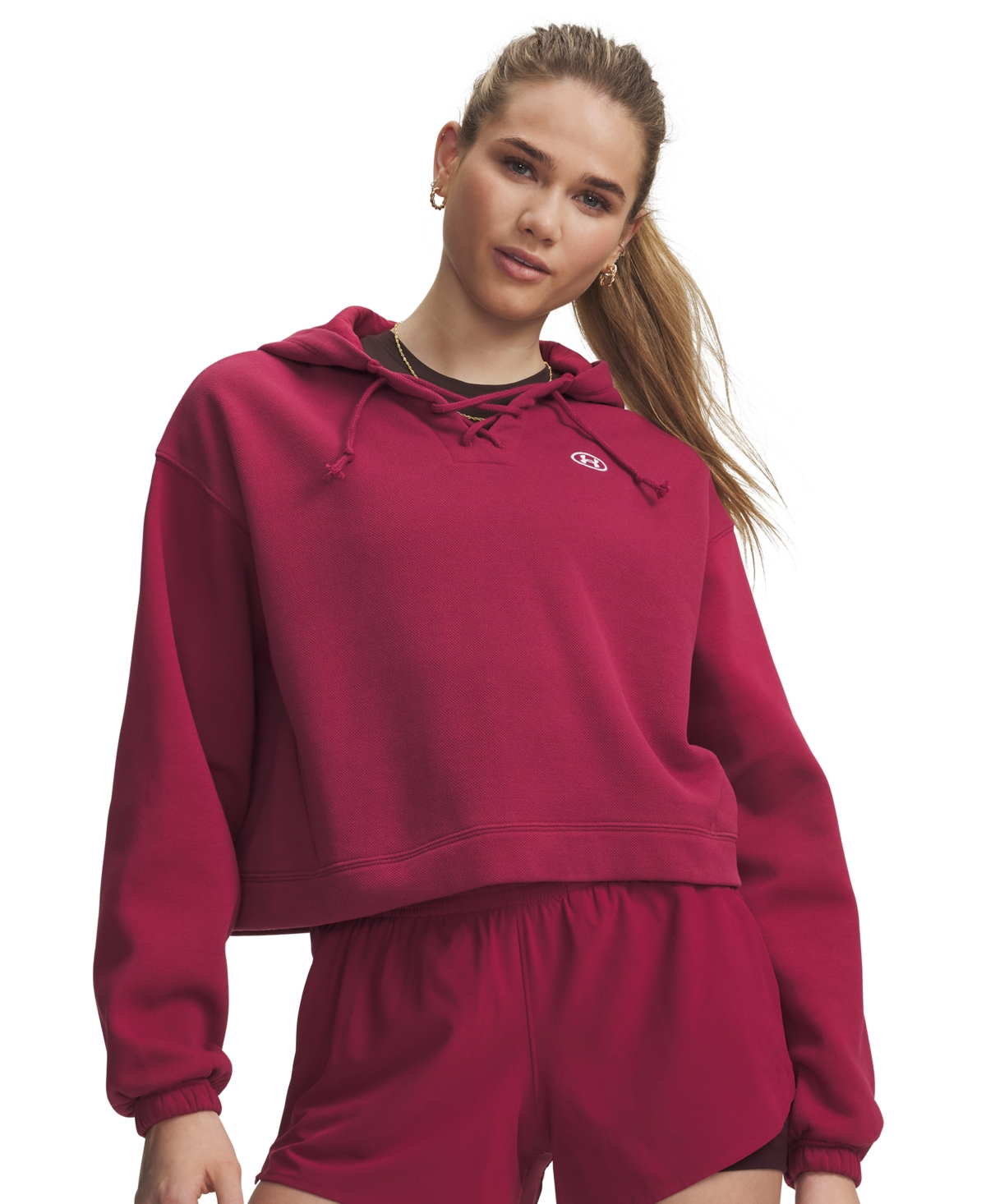 Click here for Under Armour Womens Rival Fleece Lace-Up Hoodie -... prices