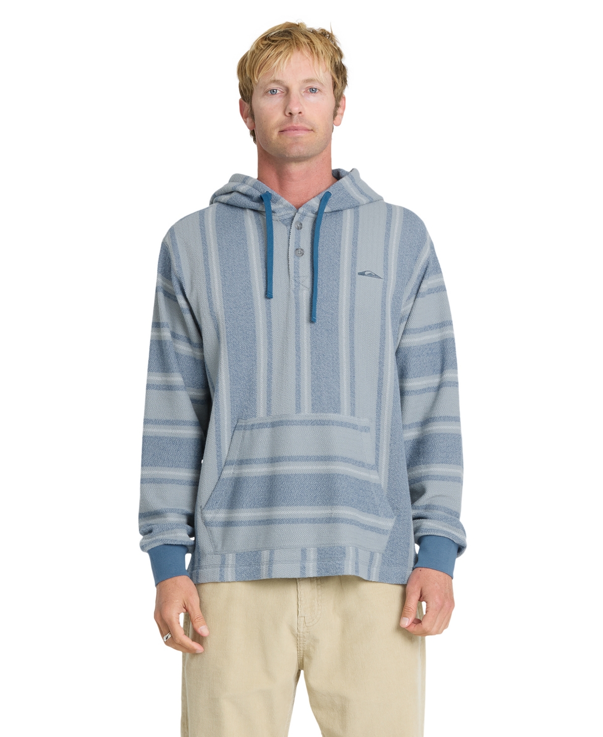 Click here for Quiksilver Mens Chileno Henley Hoodie - Quiet Harb... prices