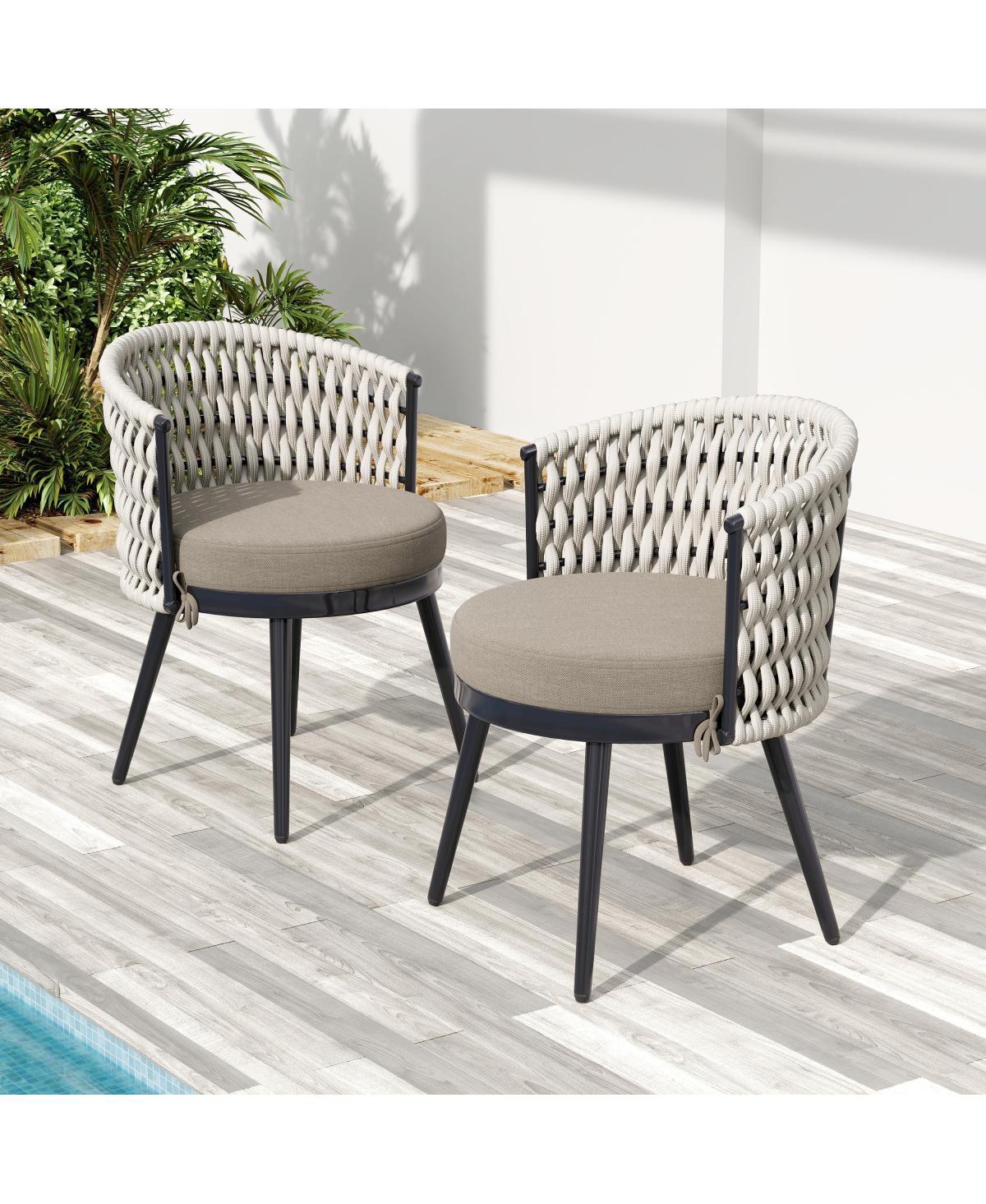 Click here for Streamdale Furniture Outdoor Metal and Rope Patio... prices