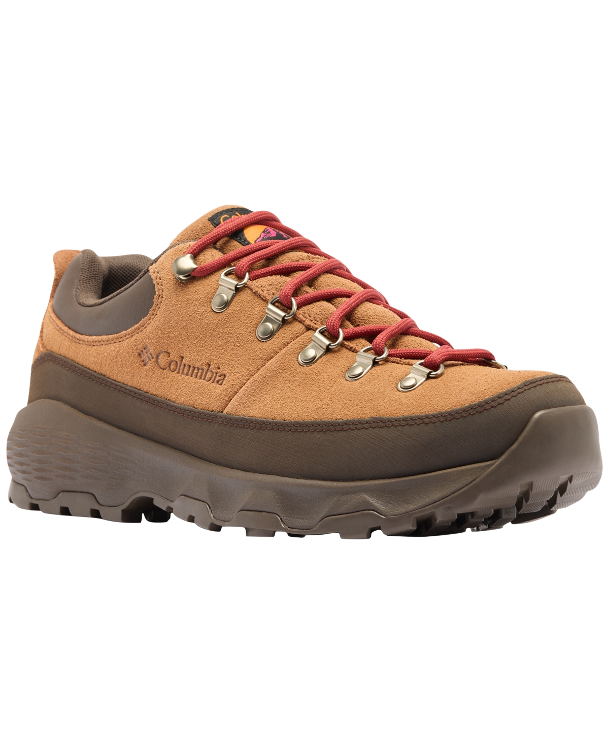 Click here for Columbia Mens Suede Lace-Up Round-Toe Hiking Shoes... prices