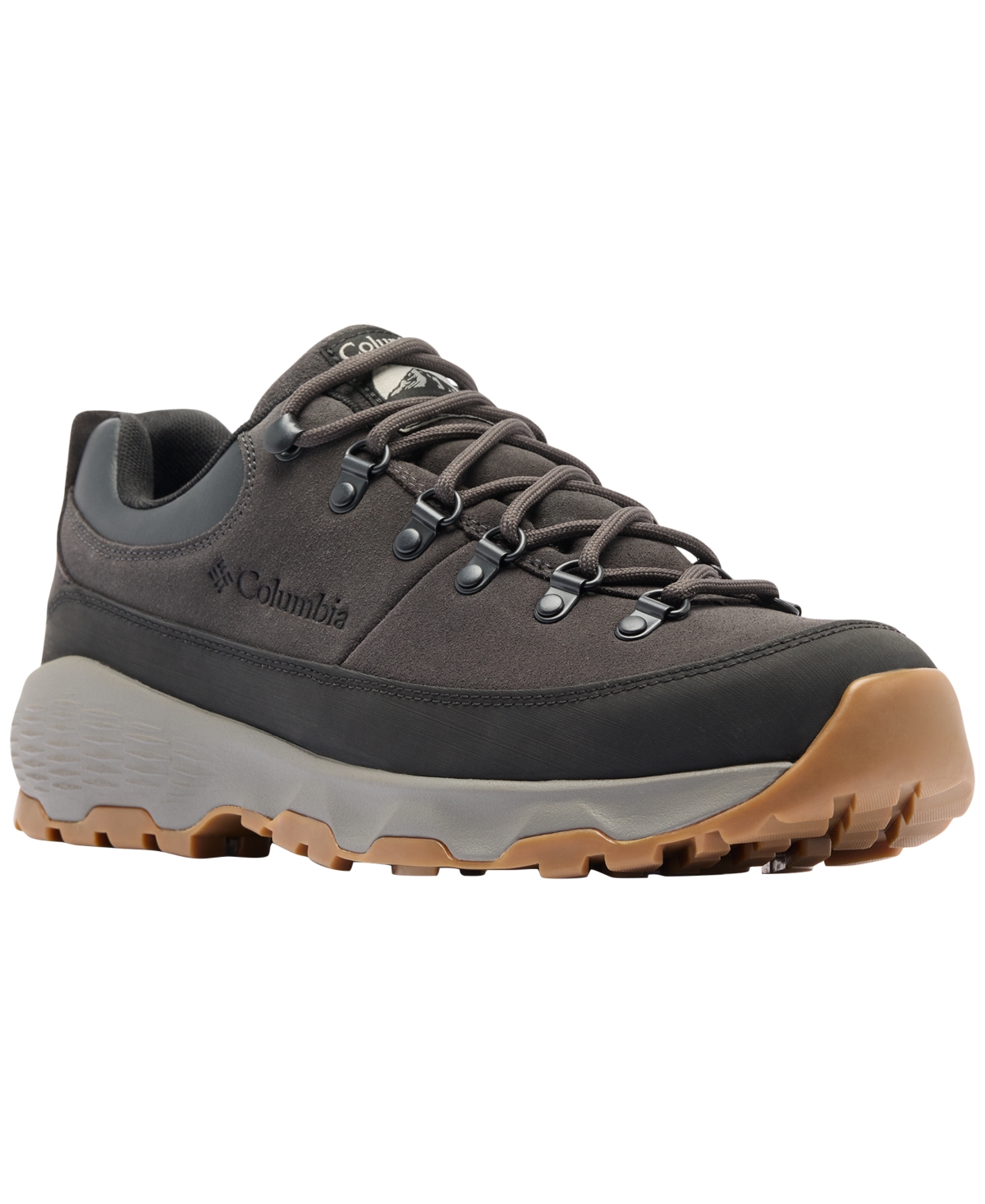 Click here for Columbia Mens Suede Lace-Up Round-Toe Hiking Shoes... prices