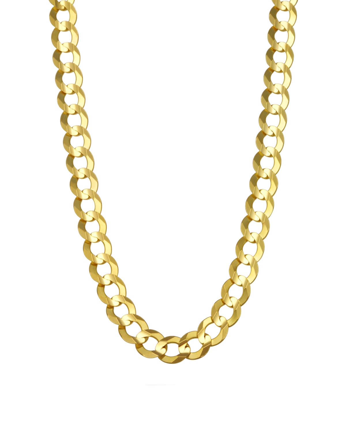 Click here for Italian Gold Solid Curb Chain 22 Necklace in 10k Y... prices