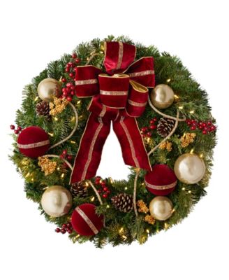 Click here for Balsam Hill Royal Heirloom Garland Wreath prices