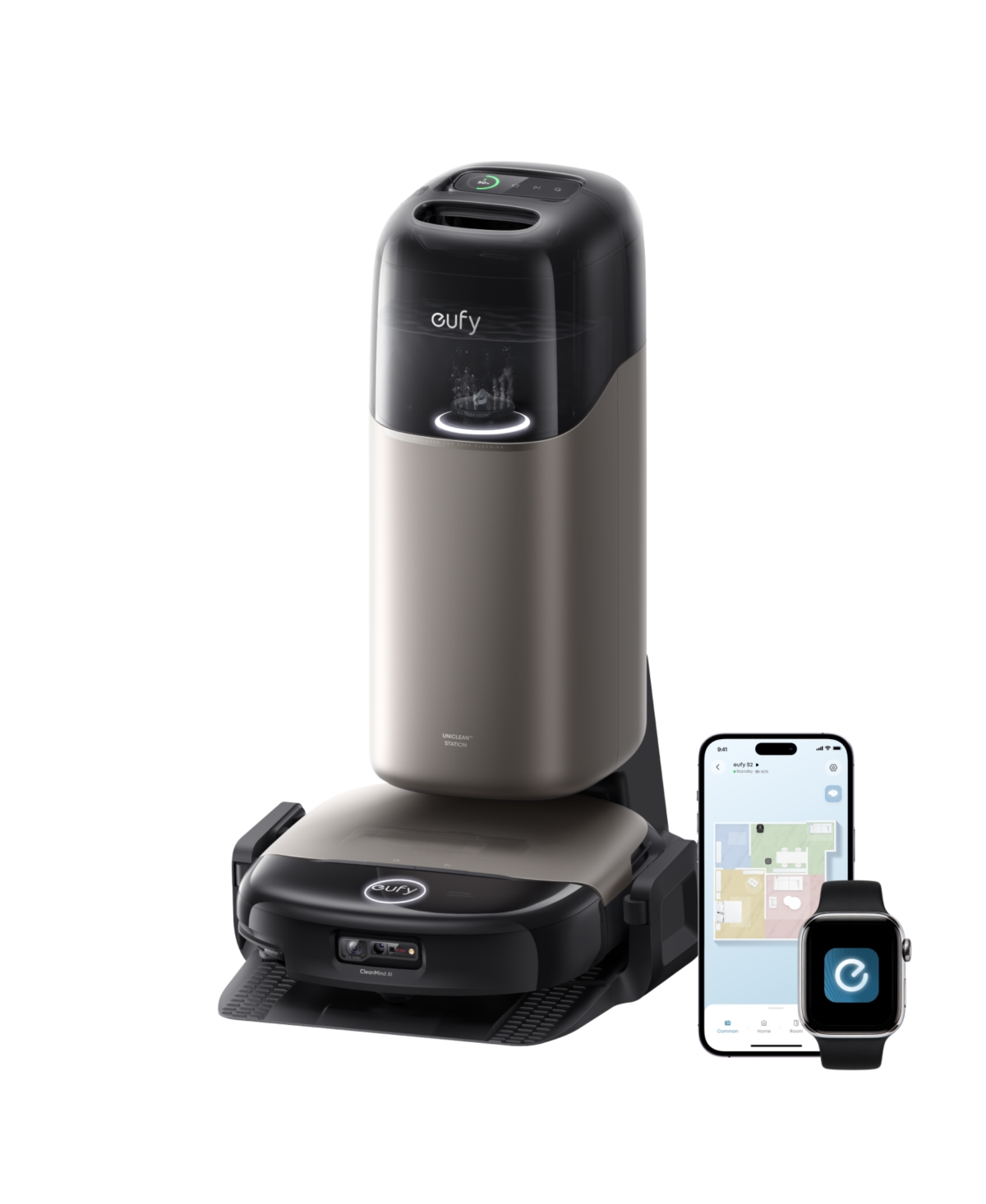 Click here for eufy Robot Vacuum and Mop Combo S2 Omni  30 000 Pa... prices