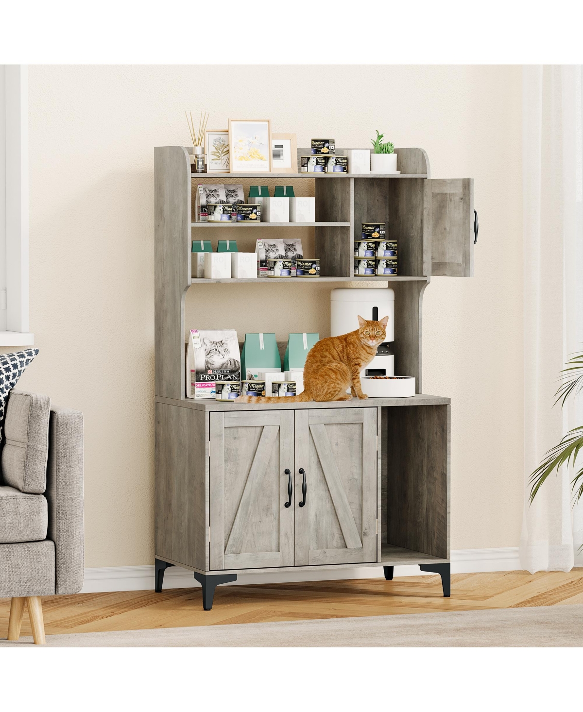 Click here for homfan Modern Hidden Cat Litter Box Enclosure  Lar... prices