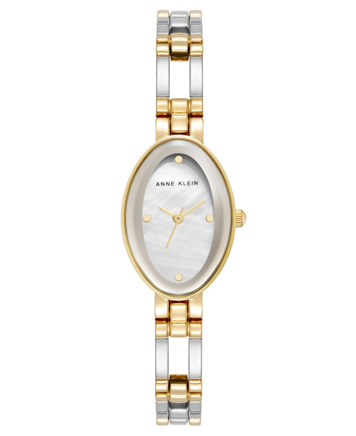 Click here for Anne Klein Womens Quartz Oval Two-Tone Alloy Metal... prices