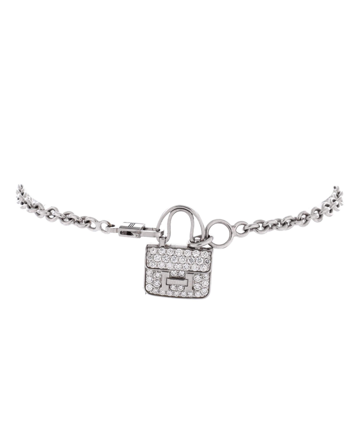 Click here for Pre-Owned HERMES Amulettes Constance Bracelet - 18... prices