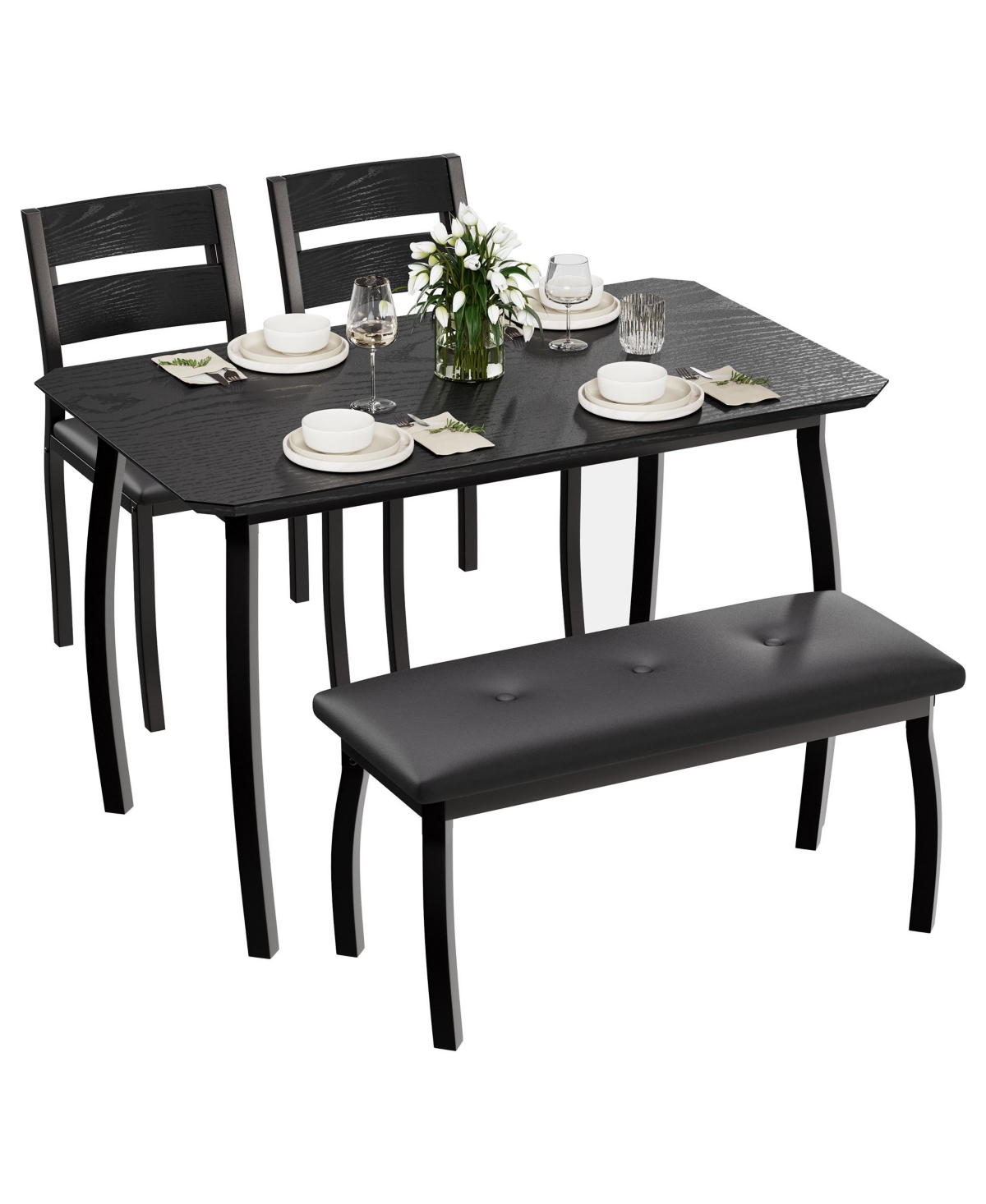 Click here for homfan Dining Table Set for 4 - Kitchen Table with... prices