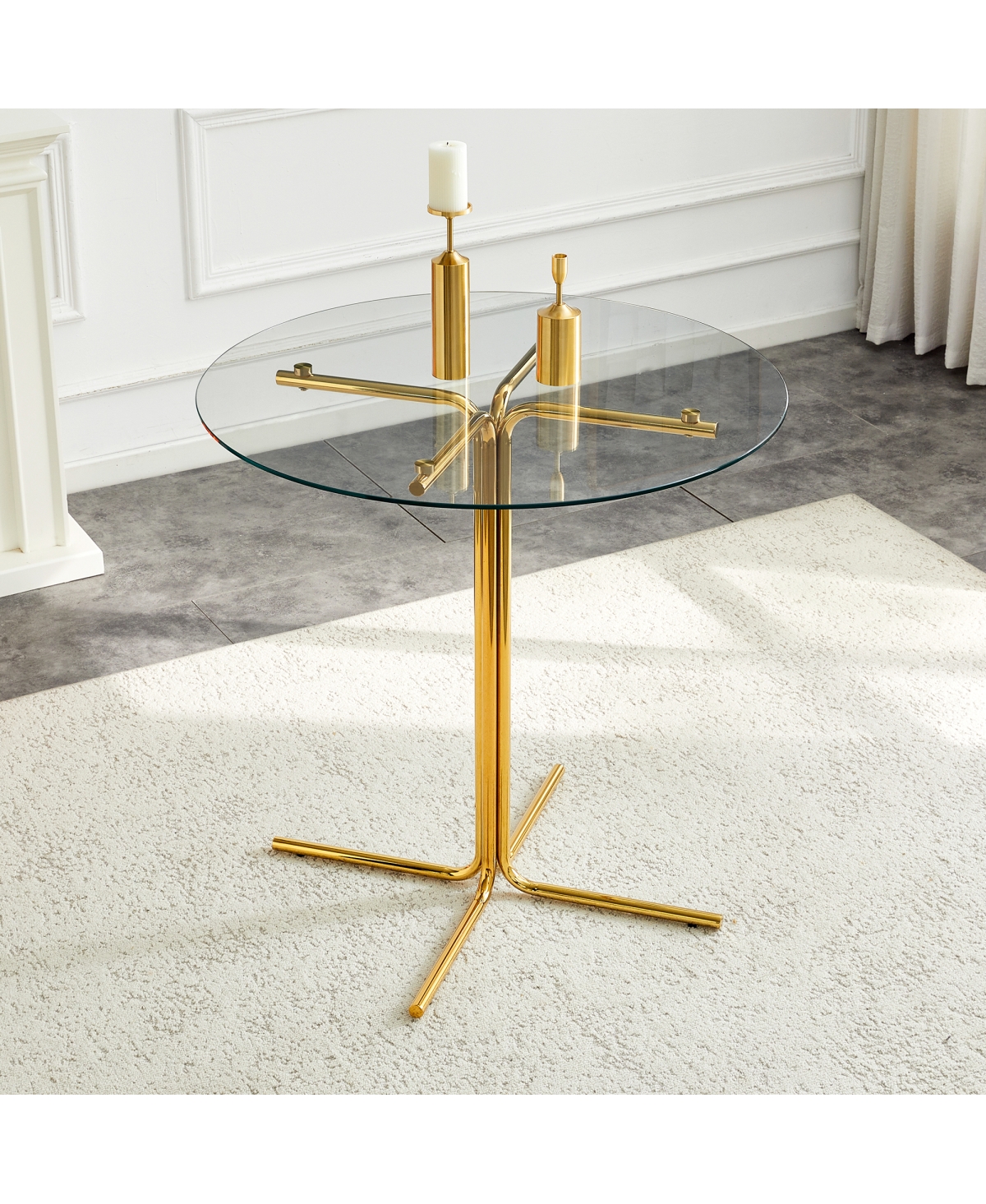 Click here for Streamdale Furniture Round Glass Bar Table  36 Inc... prices